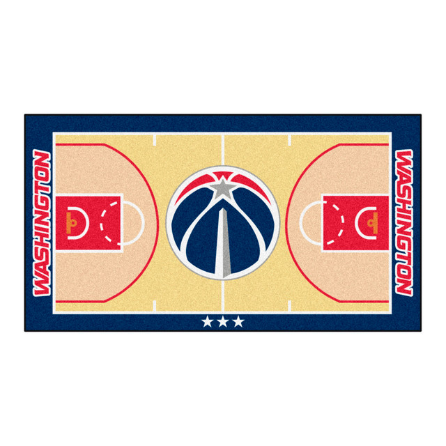 NBA San Antonio Spurs NBA Court Large Non-Skid Mat Area Rug Runner ...