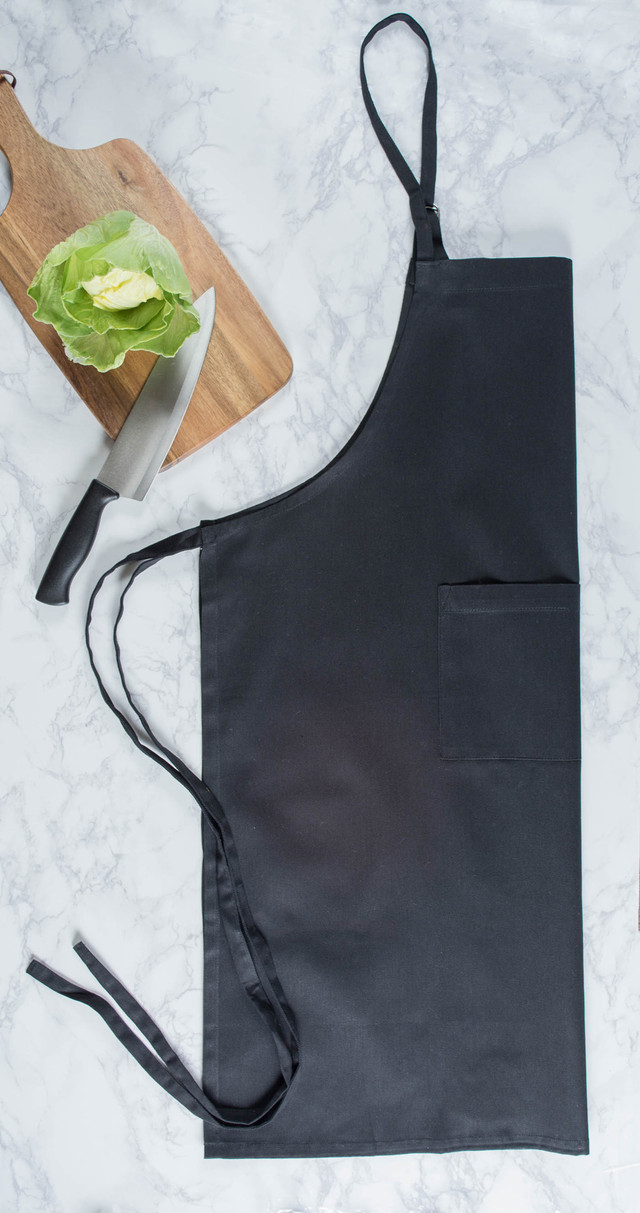32" Midnight Black Adjustable Chef Kitchen Apron | Christmas Central