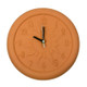 12" Terra Cotta Embossed Sun Indoor or Outdoor Wall Clock | Christmas ...