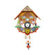 7.5" Engstler Battery-Operated Mini Cuckoo Wooden Wall Clock with Music ...
