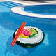 60" Inflatable Sushi Roll Island with Chopsticks Swimming Pool Float ...