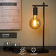20.75" Black Powder Coated LED Table Lamp | Christmas Central