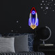 16.25" LED Neon Style Rocketship Wall Sign | Christmas Central