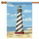 Cape Hatteras Lighthouse Outdoor House Flag 40" x 28" | Christmas Central