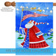Patriotic Santa Outdoor House Flag 40" x 28" | Christmas Central