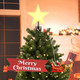 Mr. Christmas Santa's Sleigh Animated Revolving Tree Topper - 8" x 20 ...