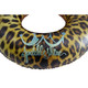 Inflatable Leopard Print Swimming Pool Inner Tube - 35" | Christmas Central