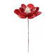 Set of 6 Red Magnolia Artificial Christmas Stems 20" | Christmas Central