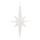 Glittered Star Christmas Drop Ornaments - 5.25" - 24ct | Christmas Central