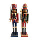 Set of 2 King & Guard Jeweled Christmas Nutcrackers 24" | Christmas Central