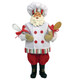 12" Baker Santa Claus with Spoon & Whisk Christmas Figurine | Christmas ...