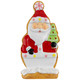 Gingerbread Santa with Tree Christmas Figurine - 7" | Christmas Central