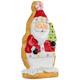 Gingerbread Santa with Tree Christmas Figurine - 7" | Christmas Central