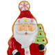 Gingerbread Santa with Tree Christmas Figurine - 7" | Christmas Central