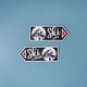 "Ski Lift" & "Ski Lodge" Christmas Wall Signs - 11.75" - Set of 6 ...