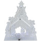 12" LED Lighted Nativity Scene in Stable Acrylic Christmas Decoration ...