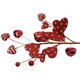 18" Red Shimmering Glitter Valentine's Day Heart Spray | Christmas Central