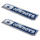 Set of 2 NFL Dallas Cowboys Automotive Embossed Truck Emblems 8.25 ...