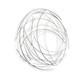 25.5" Sliver Abstract Round Striped Wall Sign | Christmas Central