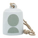 Circle Hanging Bell - 5" - White & Green | Christmas Central