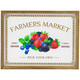 Farmers Market Framed Metal Wall Sign - 15.75" | Christmas Central