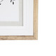 Wooden Picture Frames for 5" x 7" Photo - Natural & White - Set of 4 ...