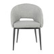 31" Black & Gray Fabric Renee Contemporary Chair | Christmas Central