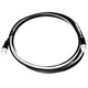 6" White & Black Contemporary 1M Spur Cable | Christmas Central