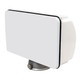 13" White & Silver DPOD Deck Power Pod Box - Small | Christmas Central