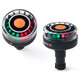 Set of 2 Black Contemporary Tricolor Navilight With Scotty Base 5 ...