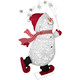 56" Lighted Ice Skating Snowman Outdoor Decoration | Christmas Central