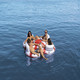 Solstice Super Chill Quarto 4 Person Swimming Pool Float - 78" - White ...