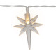 North Star Christmas Light Set - Warm White LED - 3' - Clear Wire ...