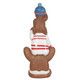 Stacked Gingerbread Family Commercial Fiberglass Outdoor Decoration ...