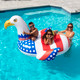 Giant Ride-On Americana Eagle Inflatable Swimming Pool Float - 78 ...