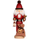 16.5" Christian Ulbricht Santa With Bell Christmas Nutcracker ...