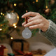 40ct Bordeaux Shiny Finish Glass Christmas Ball Ornaments 1.5" (40mm ...
