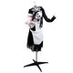 LED Lighted & Animated Skeleton Maid Head-in-Hand Halloween Figure - 57 ...