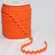 Orange Woven Edge Ric Rac Halloween Craft Ribbon 0.25" x 55 Yards ...