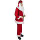 72" Life-Size Plush Santa Claus Standing or Sitting Christmas Figure ...