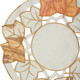 12" White & Beige Embroidered Fall Leaf Thanksgiving Doily | Christmas ...