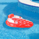 65'' Red & White Inflatable Strawberry Pool Water Lounge Float ...