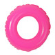24" Classic Bright Pink Inflatable Swimming Pool Inner Tube Ring Float ...