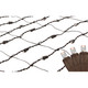2'x8' Warm White LED Net Style Tree Trunk Wrap Christmas Lights - Brown ...