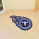 36" x 26.5" Blue & Red NFL Tennessee Titans Mascot Logo Area Rug ...
