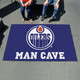 59.5" x 94.5" Blue & White NHL Edmonton Oilers "Man Cave" Outdoor Area ...