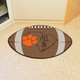 NCAA Clemson University Tigers Football Shaped Area Rug | Christmas Central