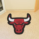 NBA Chicago Bulls Mascot Novelty Logo Shaped Area Rug | Christmas Central