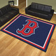87" x 117" Blue MLB Boston Red Sox Plush Non-Skid Area Rug | Christmas ...
