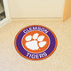 27" Orange & White NCAA Clemson University Tigers Rounded Non-Skid Mat ...